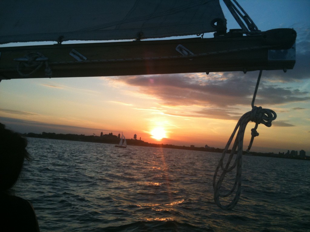 Sailing, Hudson River New York Harbor,