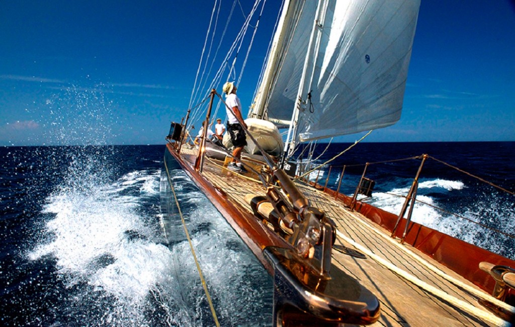 J Class Yacht Ranger, 1937 America's Cup J Yacht Ranger Wooden Sailboat ...